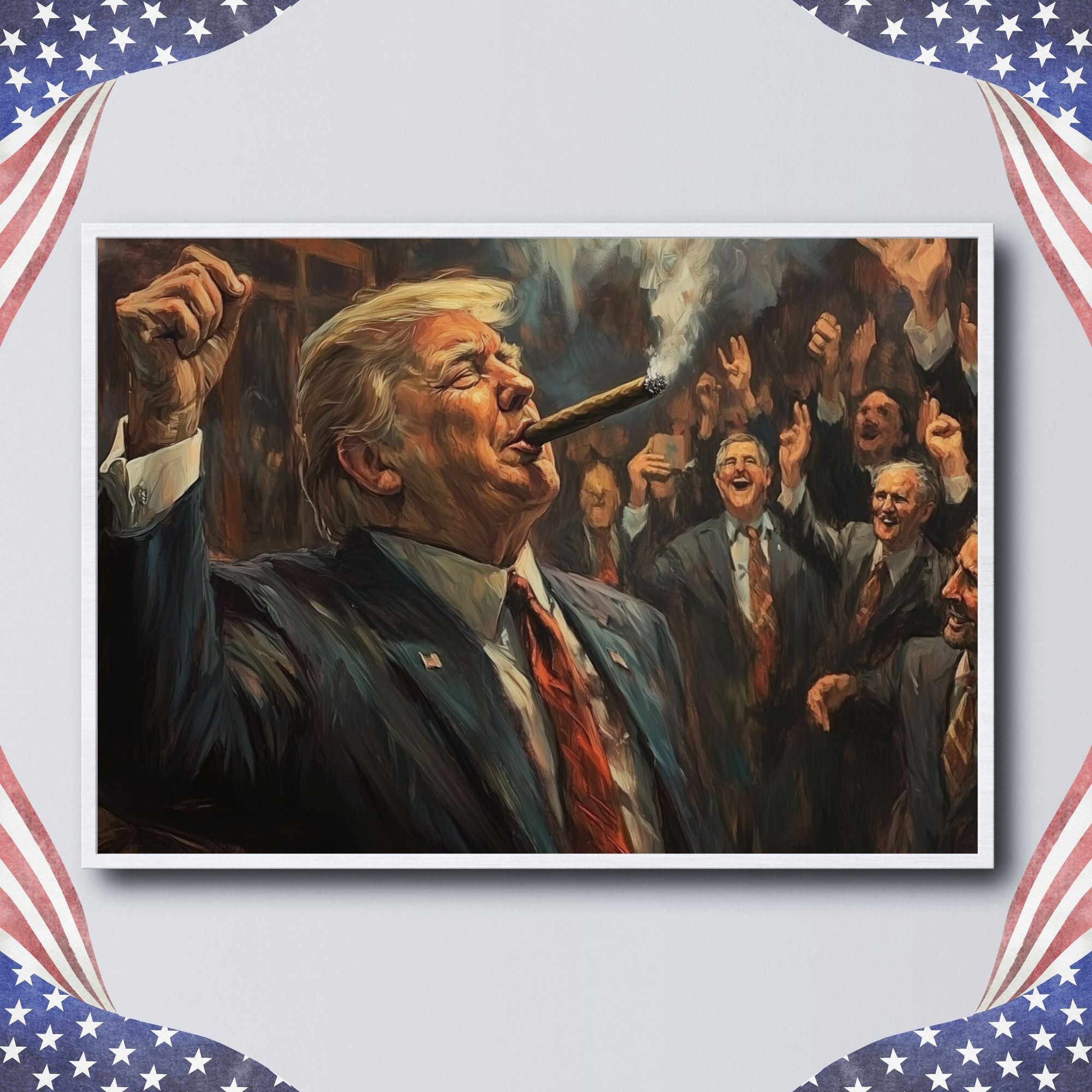 Donald Trump Cigar Wall Art Poster – Cigar Style Co.